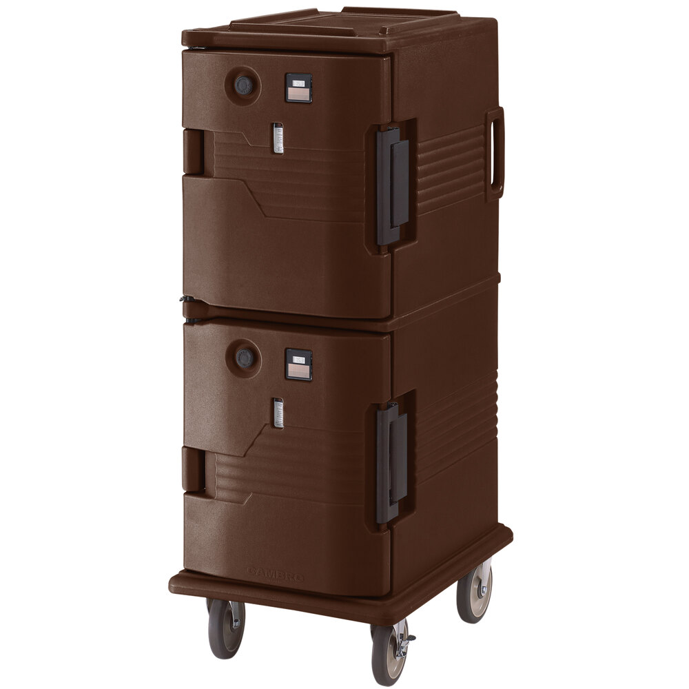 Cambro UPCH8002131 Ultra Camcart® Dark Brown Electric Hot Food Holding ...