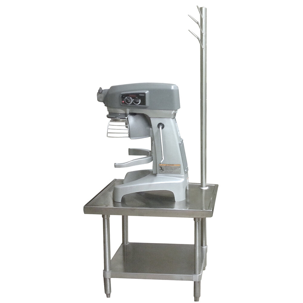 Advance Tabco MX-SS-302 30" x 24" Mixer Table with Utensil Rack and ...