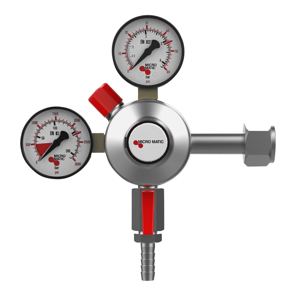 Micro Matic 842 Premium Plus Series Double Gauge Primary CO2 Low ...