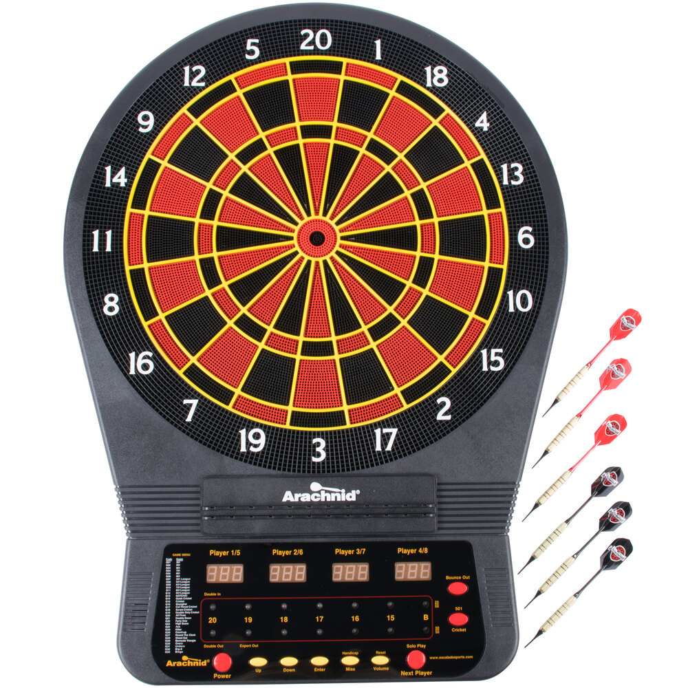 Electronic Dart Board | Arachnid E650ARA CricketPro Talking Electronic ...