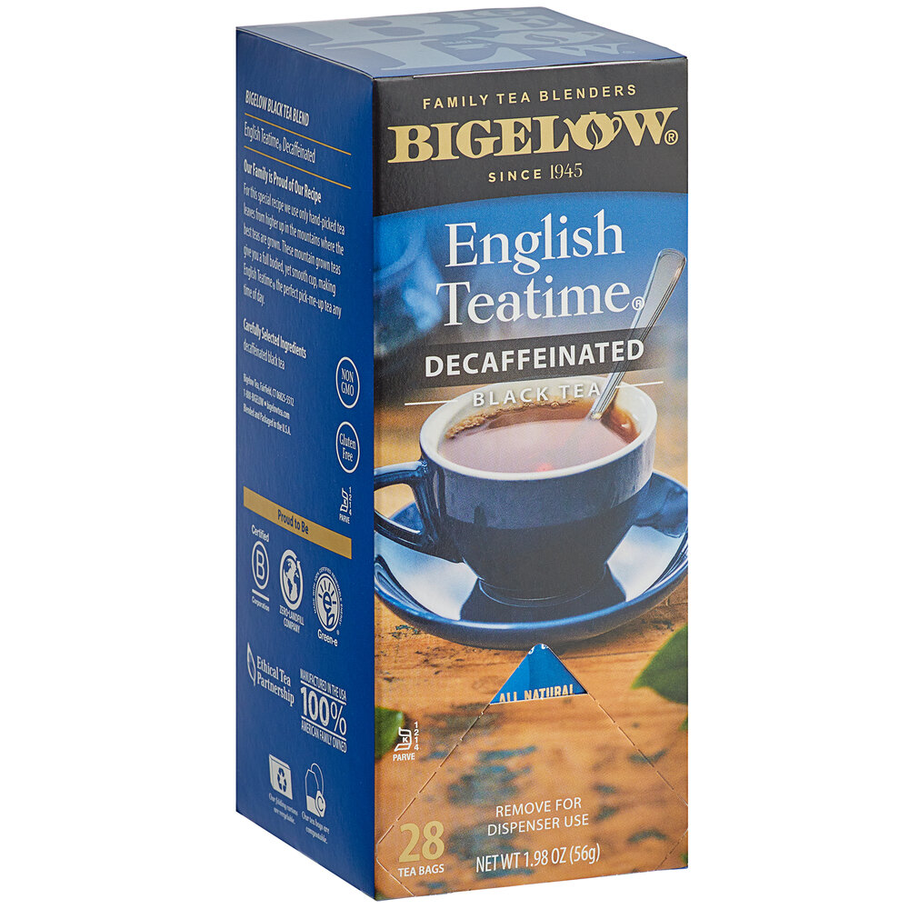 Bigelow English Teatime Decaffeinated Tea Bags - 28/Box