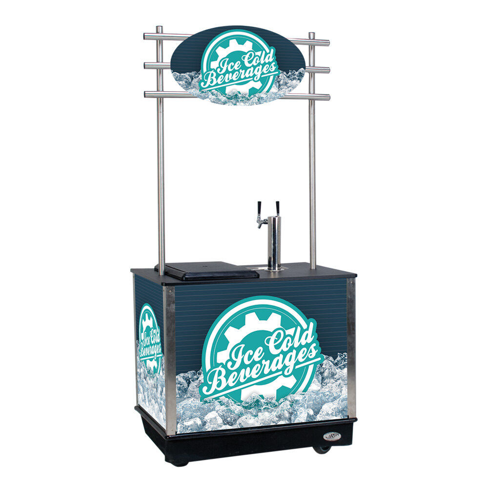 IRP Mobile Draft Cart - 1/2 Keg Capacity