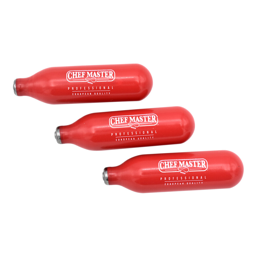 Chef Master N2O Cartridge for Whipped Cream Dispensers - 10/Box