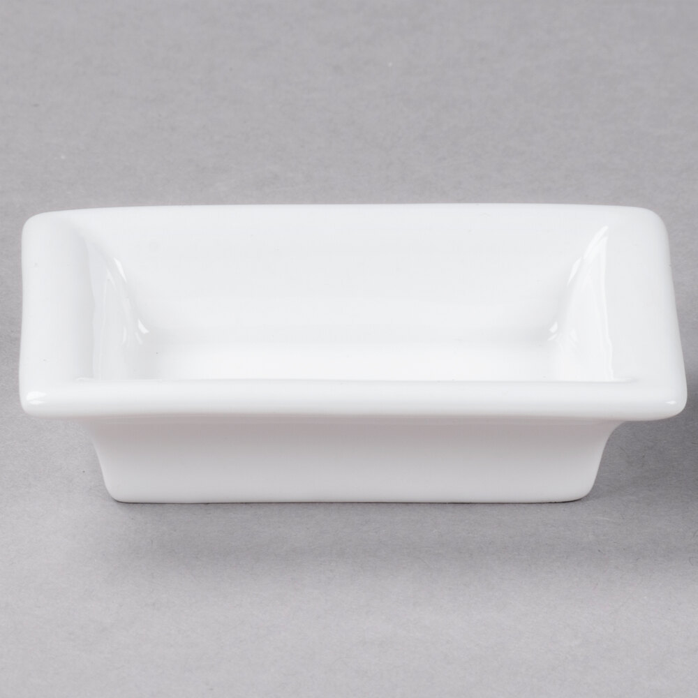 Arcoroc FF202 Square Up 1.5 oz. Rectangular Bowl by Arc Cardinal - 36/Case