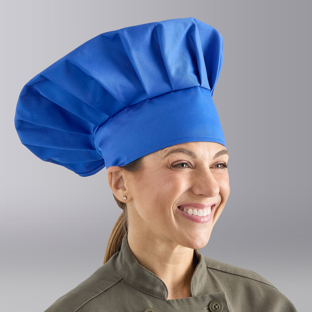 Choice 13" Royal Blue Chef Hat
