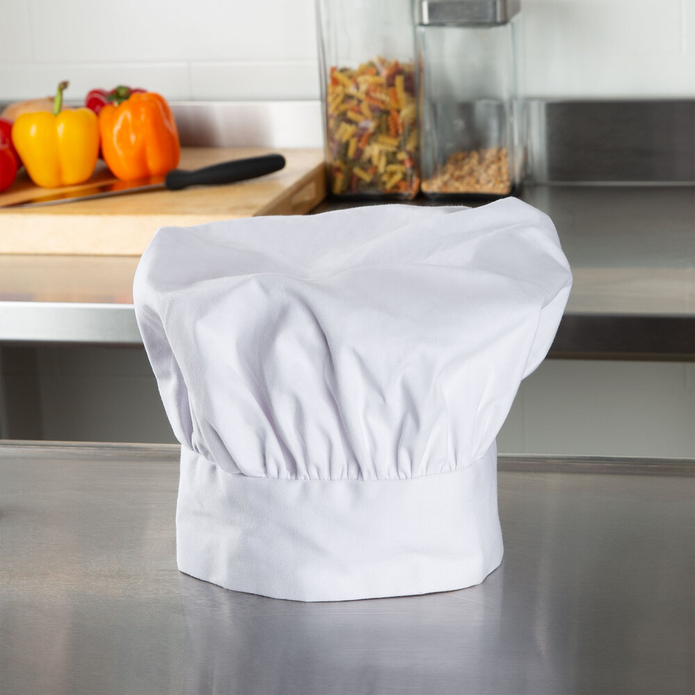Choice White Chef Hat (13"): Sold at WebstaurantStore