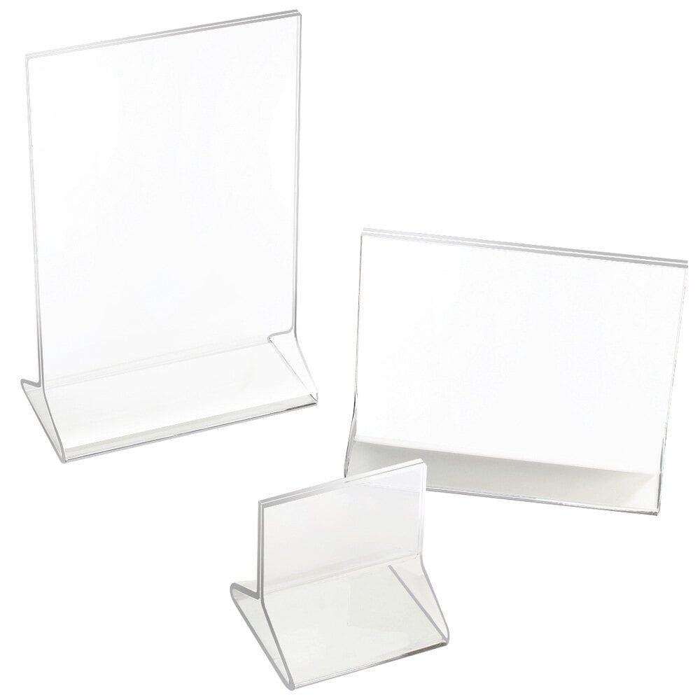 Cal-Mil P406 Classic Standard 4" x 7" Acrylic Displayette