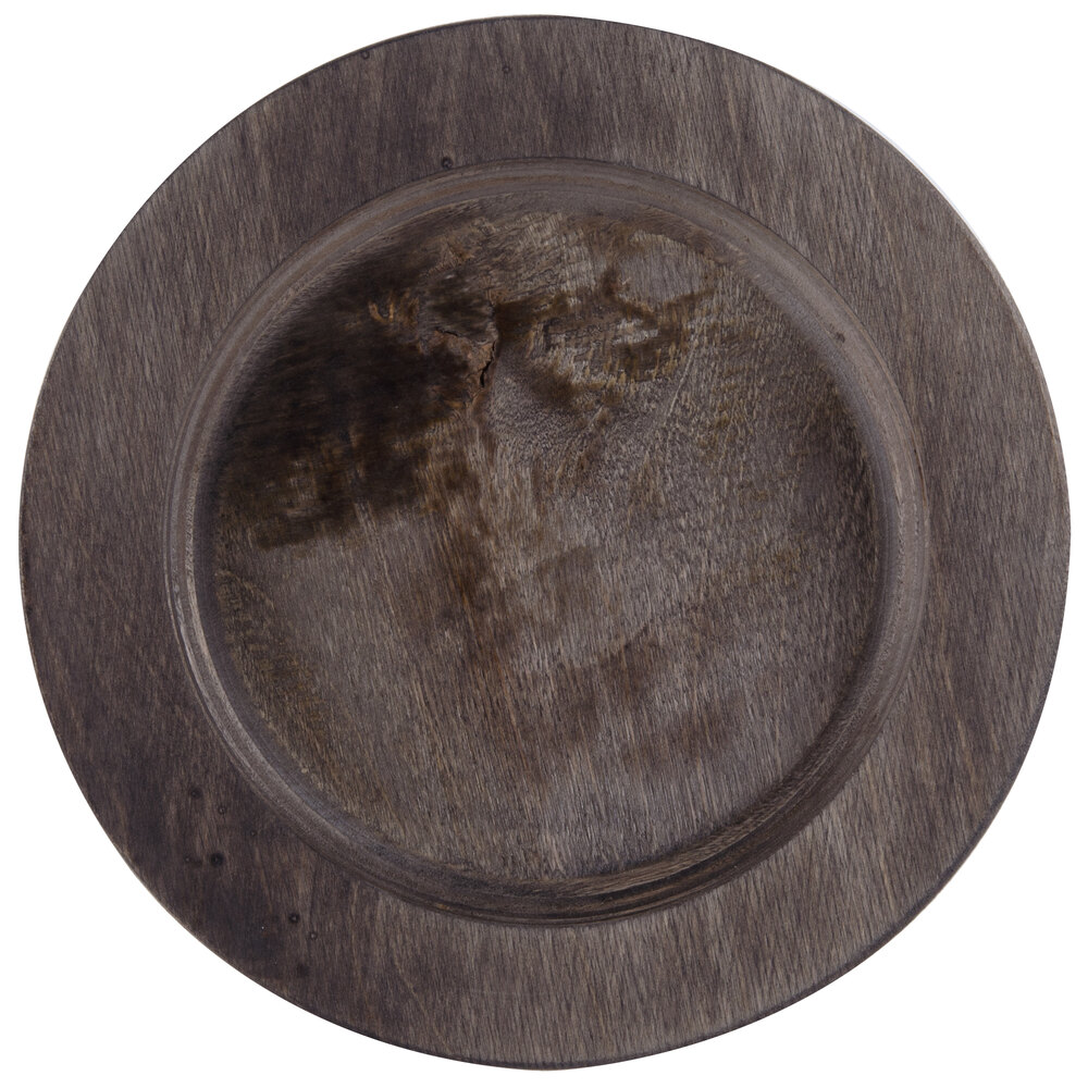 Lodge U3RP 8" Round Wood Underliner with Walnut Finish