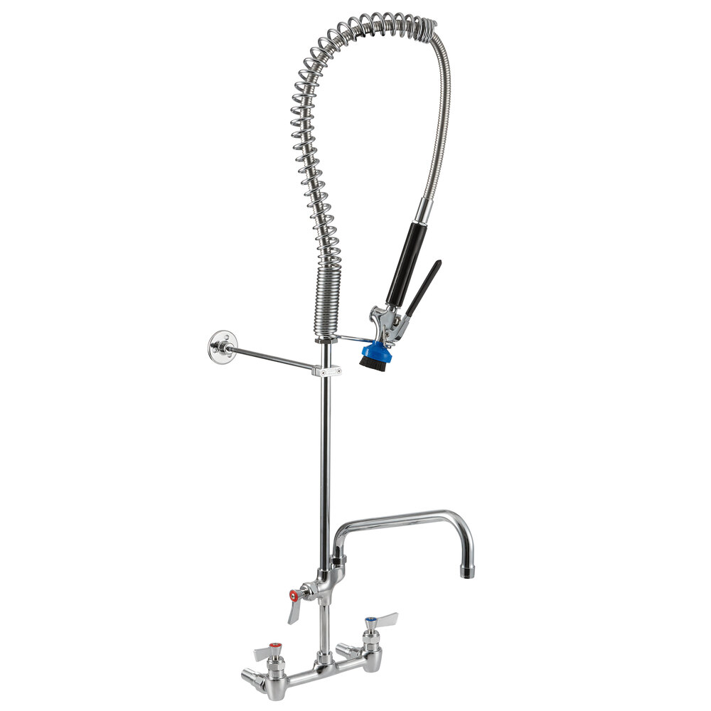 Fisher 48917 Backsplash Mounted Pre-Rinse Faucet with Wall Bracket and ...