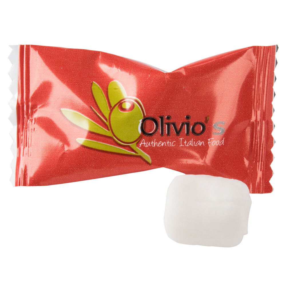 Customizable Yellow Buttermints with Clear Wrapper - 1,000/Case