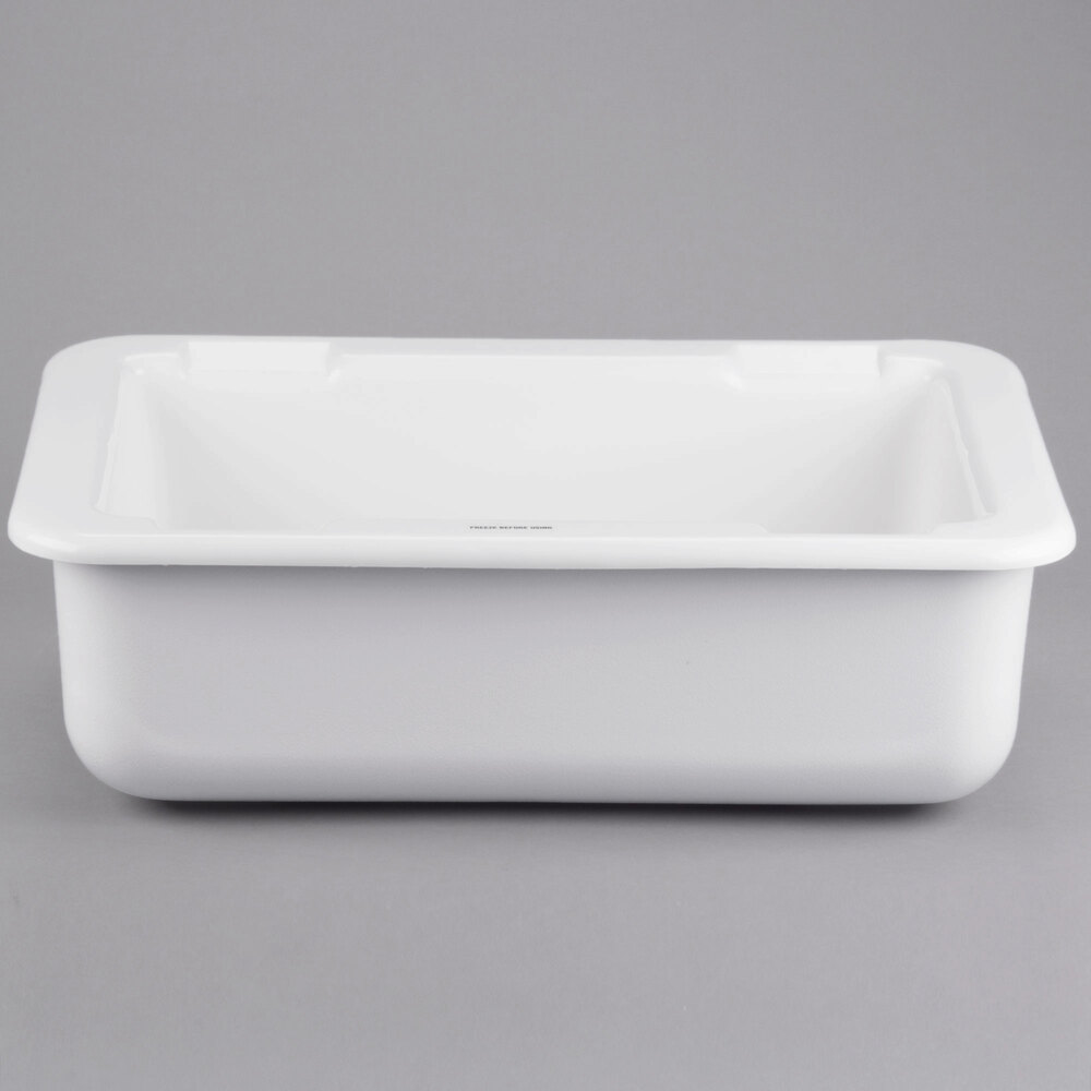 Carlisle CM104202 Coldmaster Full Size White Cold Food Pan Holder - 6" Deep