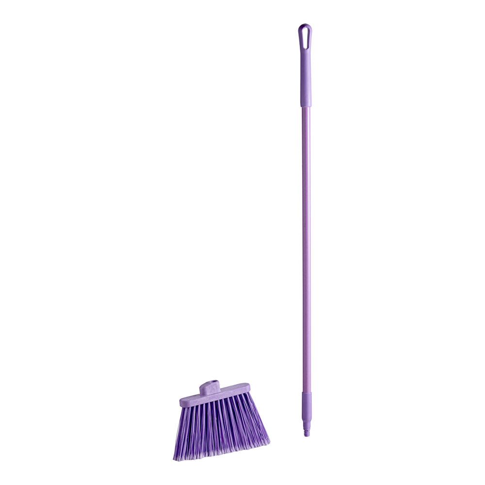 Carlisle 41082EC68 Sparta Duo-Sweep 12" Angled Broom with Purple ...