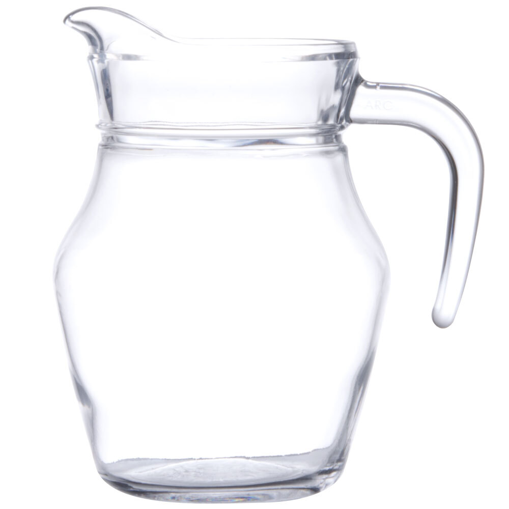 Arcoroc E7258 16 oz. Glass Pitcher with Pour Lip by Arc Cardinal - 12/Case
