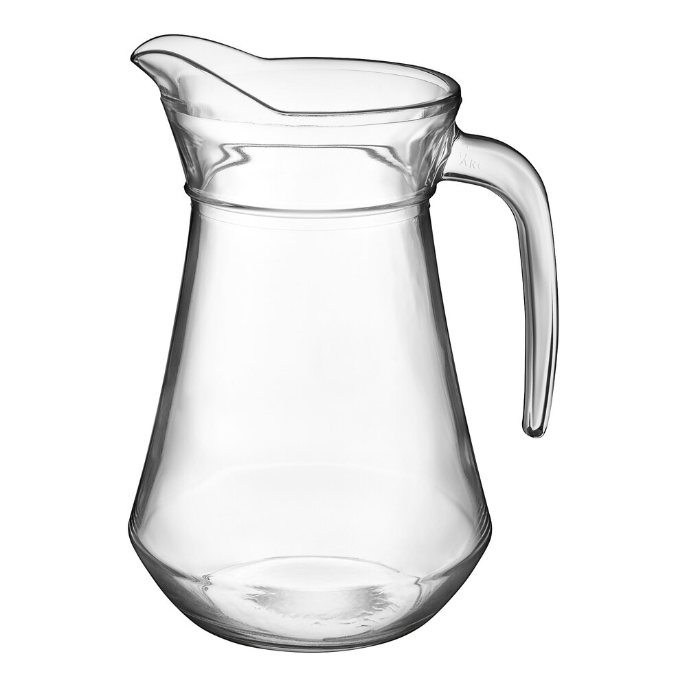 Arcoroc E7255 34 oz. Glass Pitcher with Pour Lip by Arc Cardinal - 6/Case