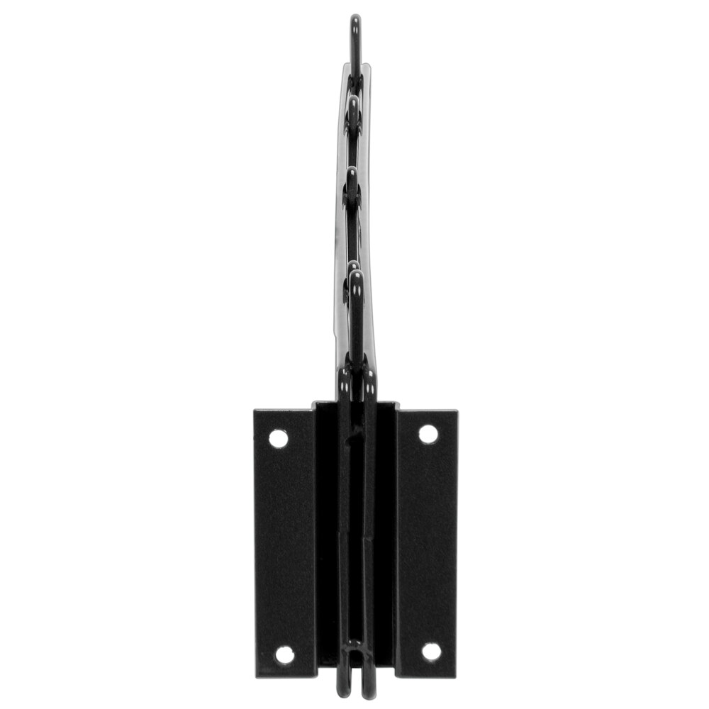 Regency 24" Deep Wall Mounting Bracket for Black Epoxy Wire Shelving ...