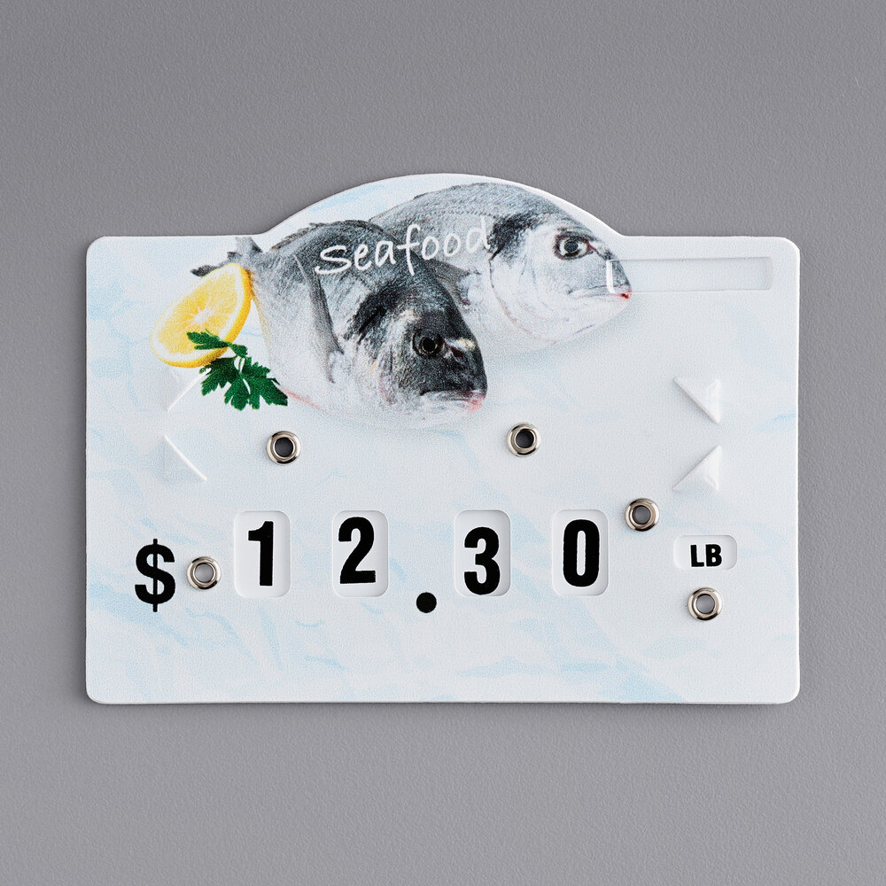 Deli Tag Wheel - Seafood - 25/Pack