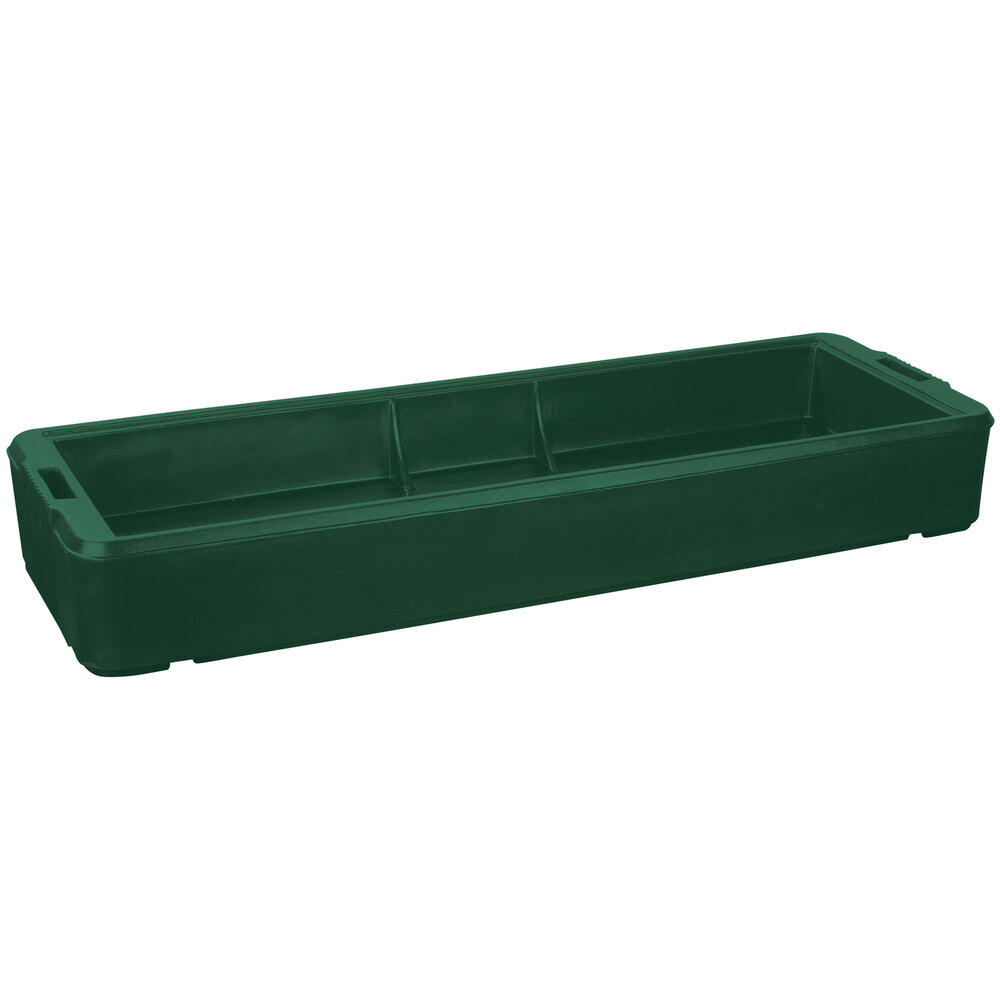 Carlisle 660308 Forest Green Basin for 6' "Six Star" Portable Food Bar
