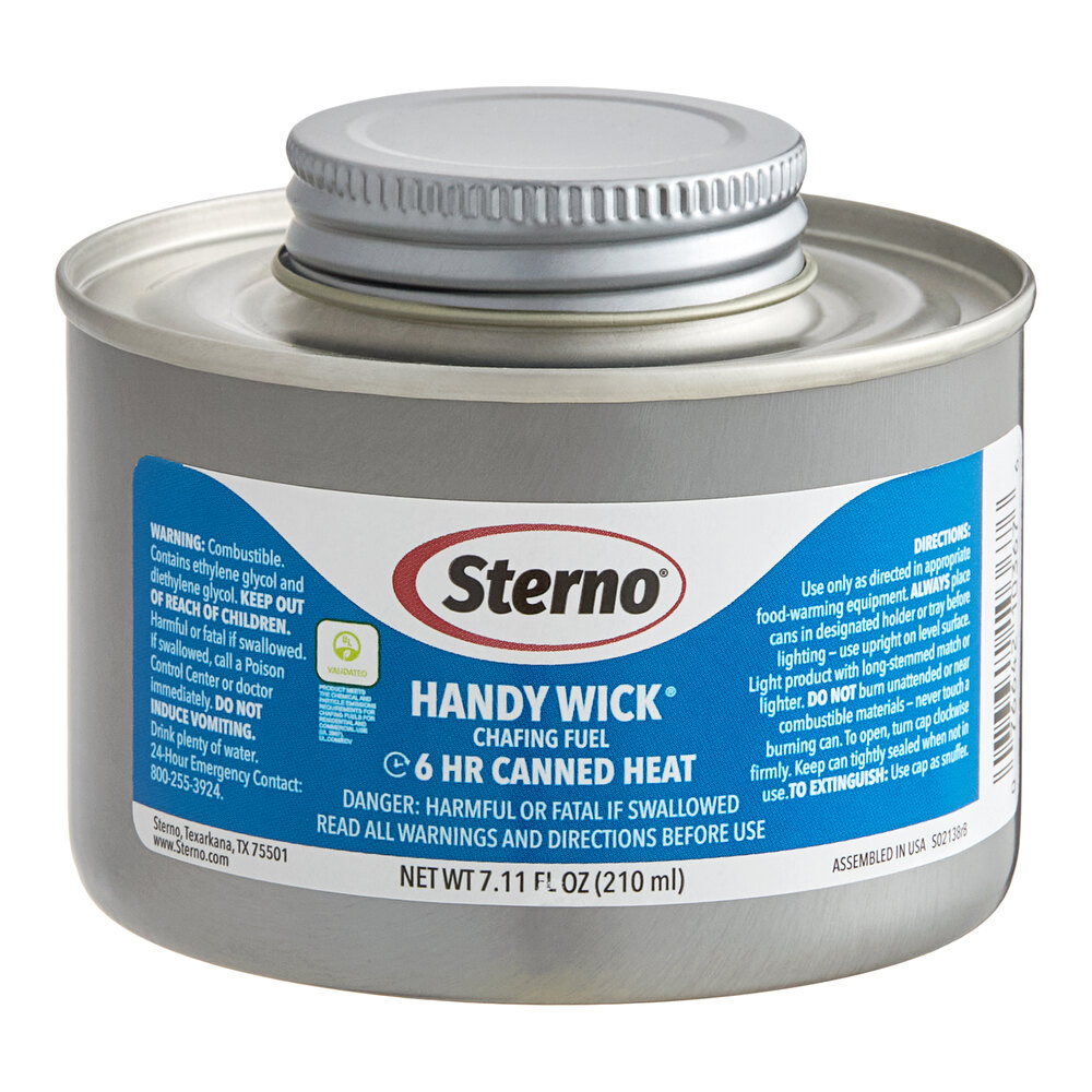 Sterno 10368 6 Hour Handy Wick Chafing Fuel with Safety Twist Cap - 24/Case