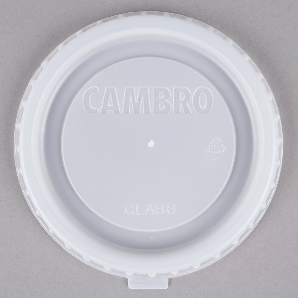 Cambro CLAB8 Disposable Translucent Lid for Aladdin 8 oz. Bowl - 1,000/Case