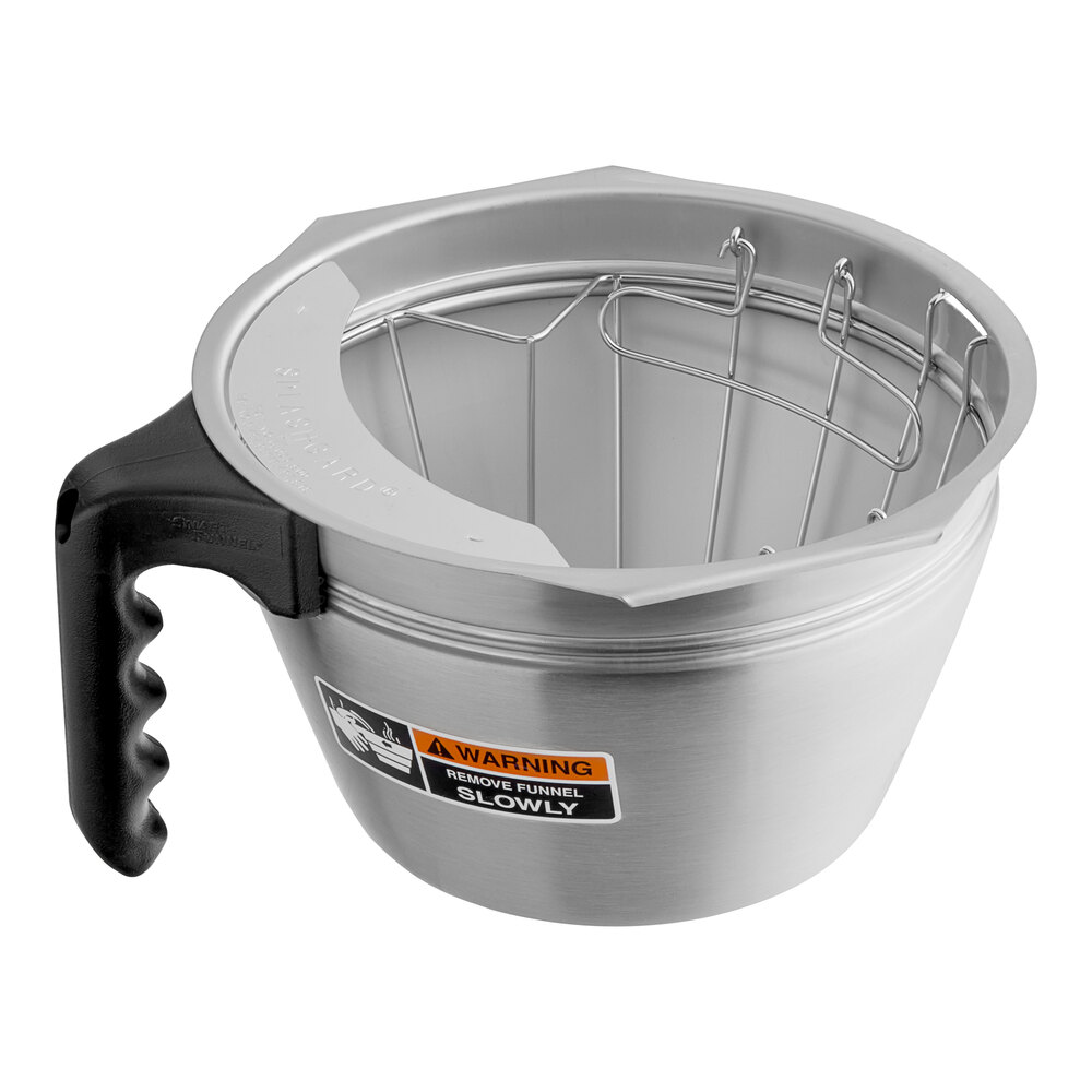 Bunn 32643.0010 Stainless Steel Smart Funnel with D-Ring Basket for ...