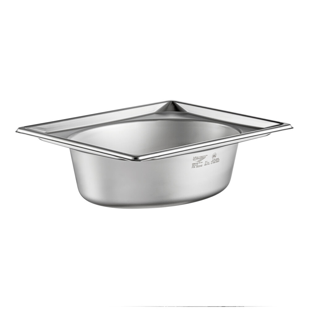 Vollrath 3102040 Super Pan® 1/2 Size 4" Deep Super Shape Stainless ...