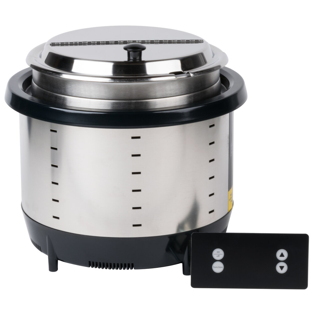 Vollrath 741101D Mirage 11 Qt. Silver Drop-In Induction Rethermalizer ...