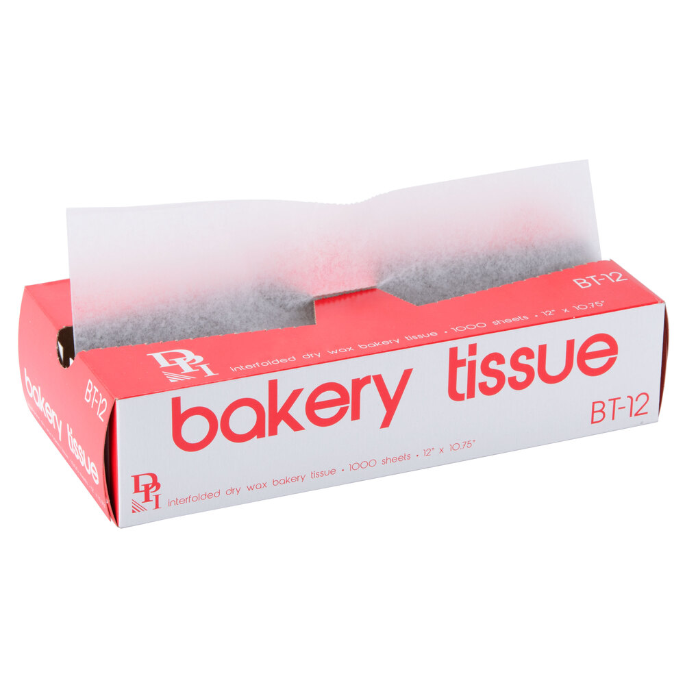 Durable Packaging BT-12 Interfolded Bakery Tissue Sheets 12" x 10 3/4 ...