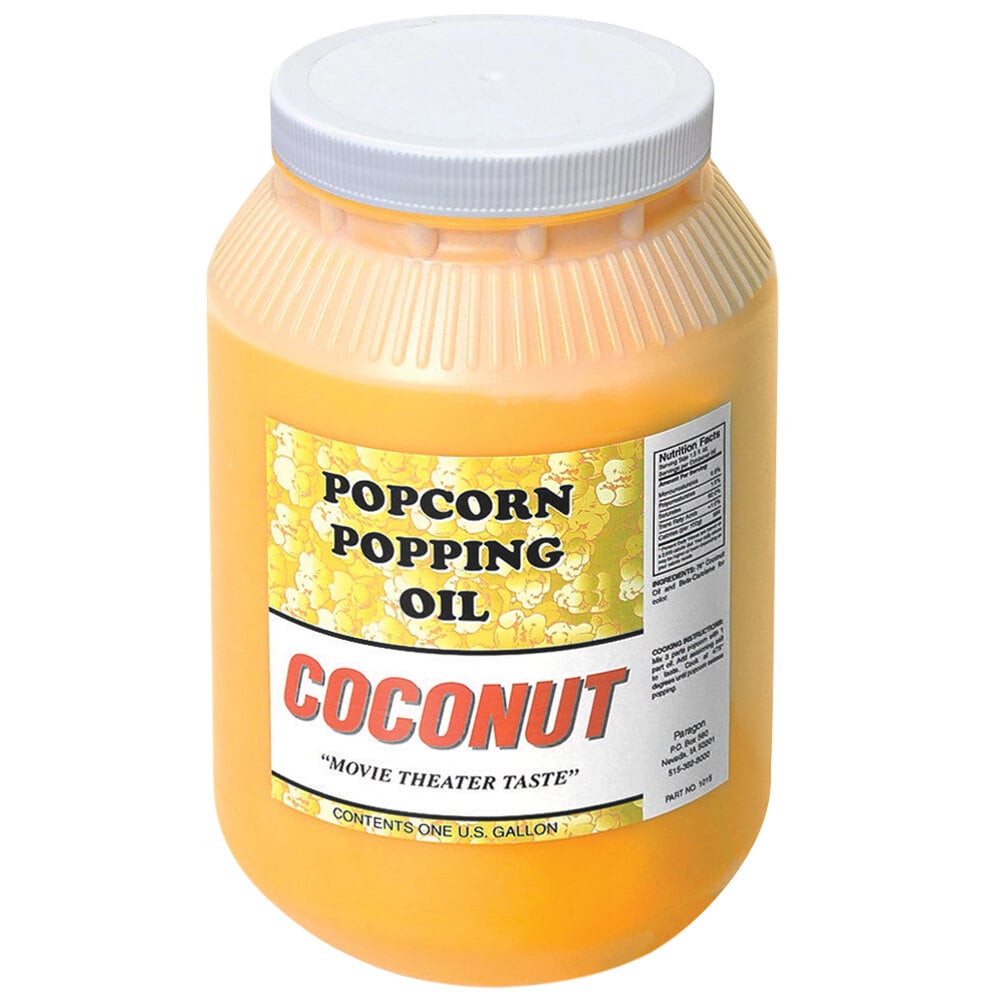 Paragon 1015 Coconut Popcorn Oil - 1 Gallon