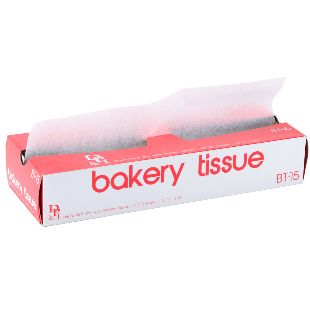 Durable Packaging BT-15 Interfolded Bakery Tissue Sheets 15" x 10 3/4 ...