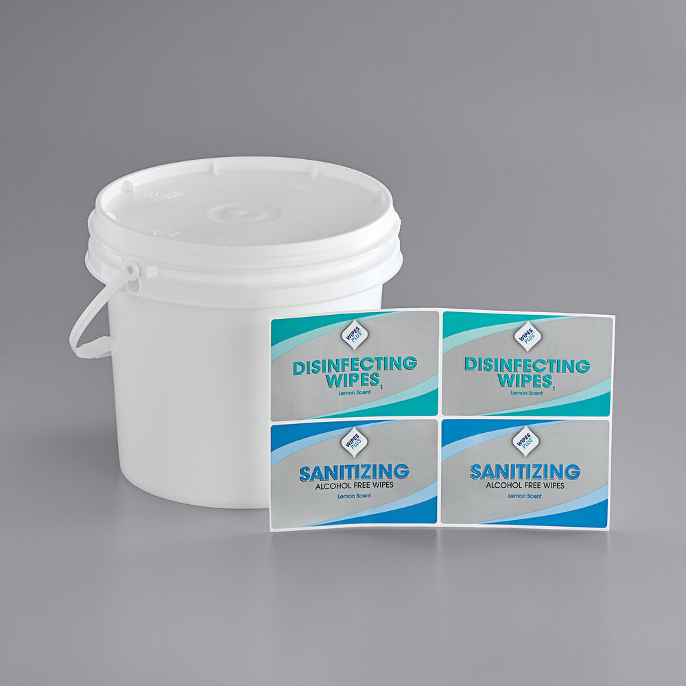 WipesPlus Empty Bucket for Disinfecting Wipes or Hand Sanitizing Wipes ...