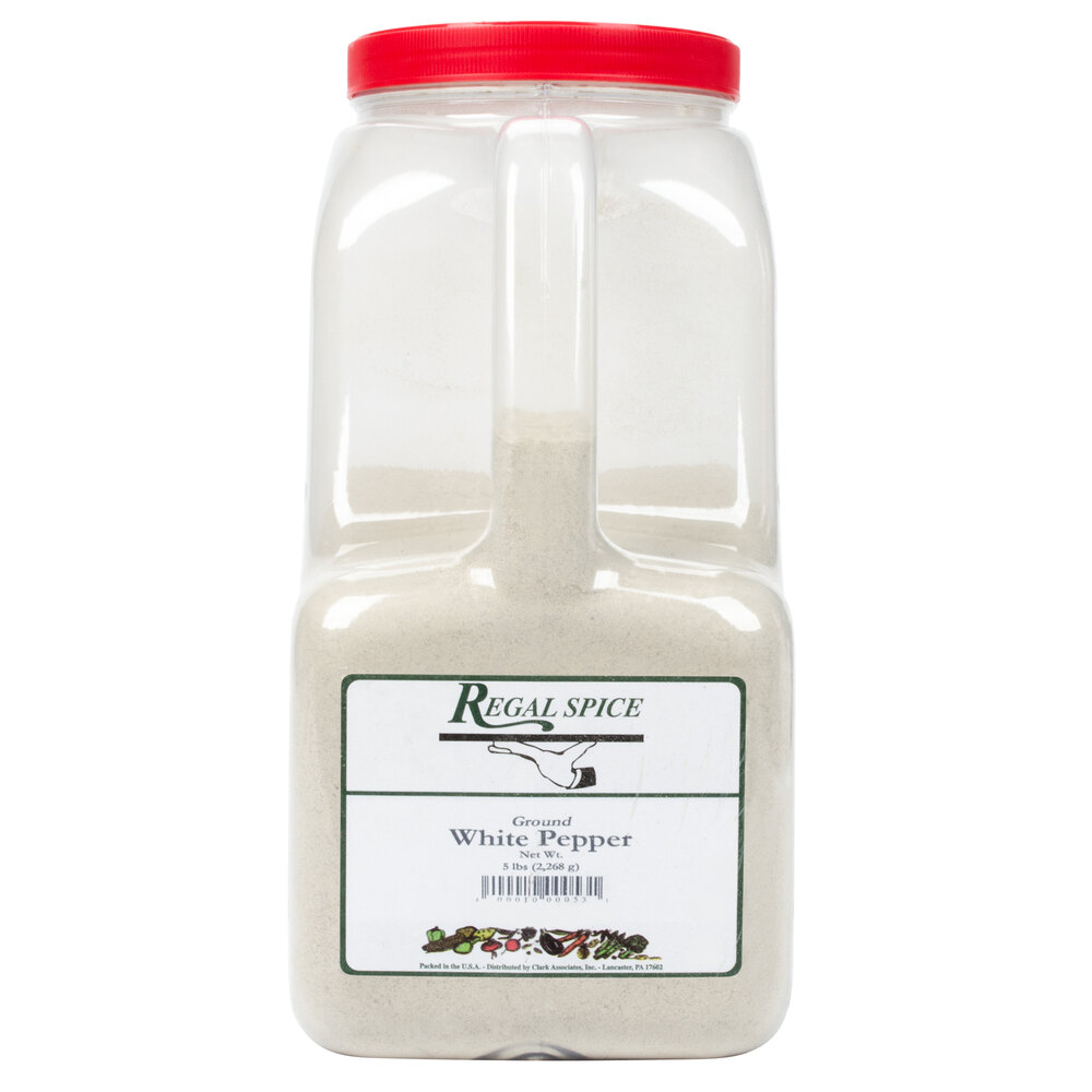 Regal Ground White Pepper - 5 lb.