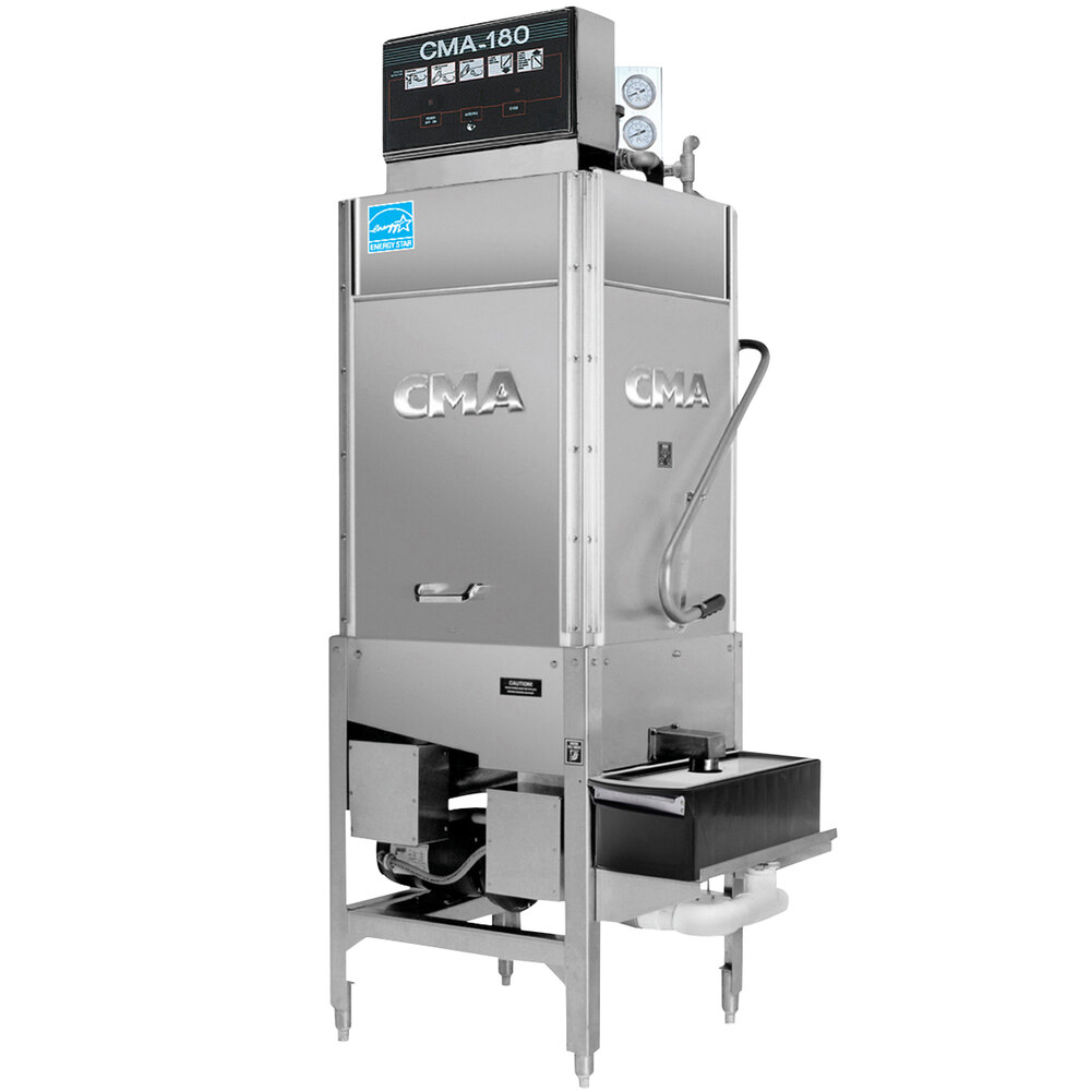 CMA Dishmachines CMA-180TSB Single Rack High Temperature Straight Tall ...