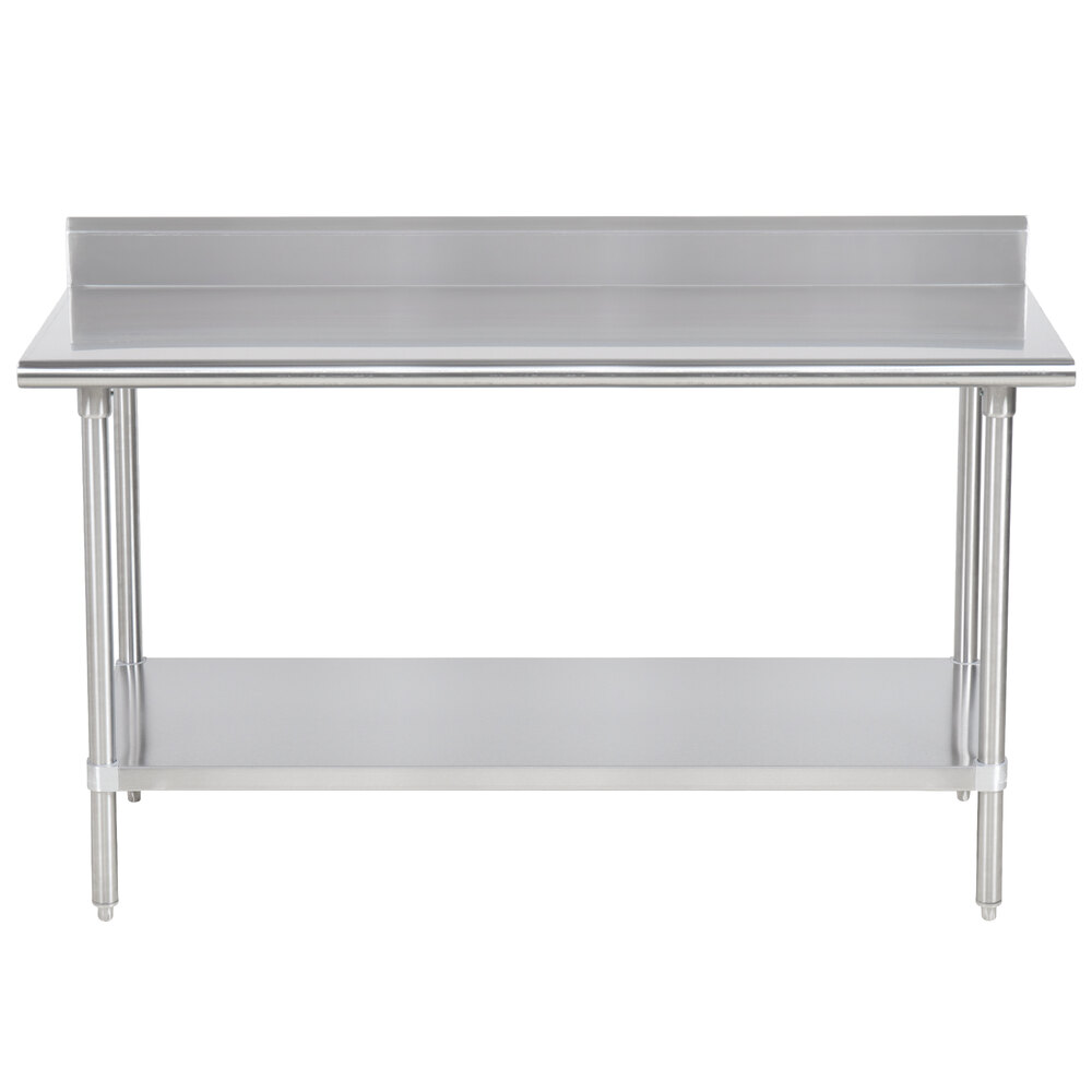 Advance Tabco KSS-245 24" x 60" 14 Gauge Work Table with Stainless ...