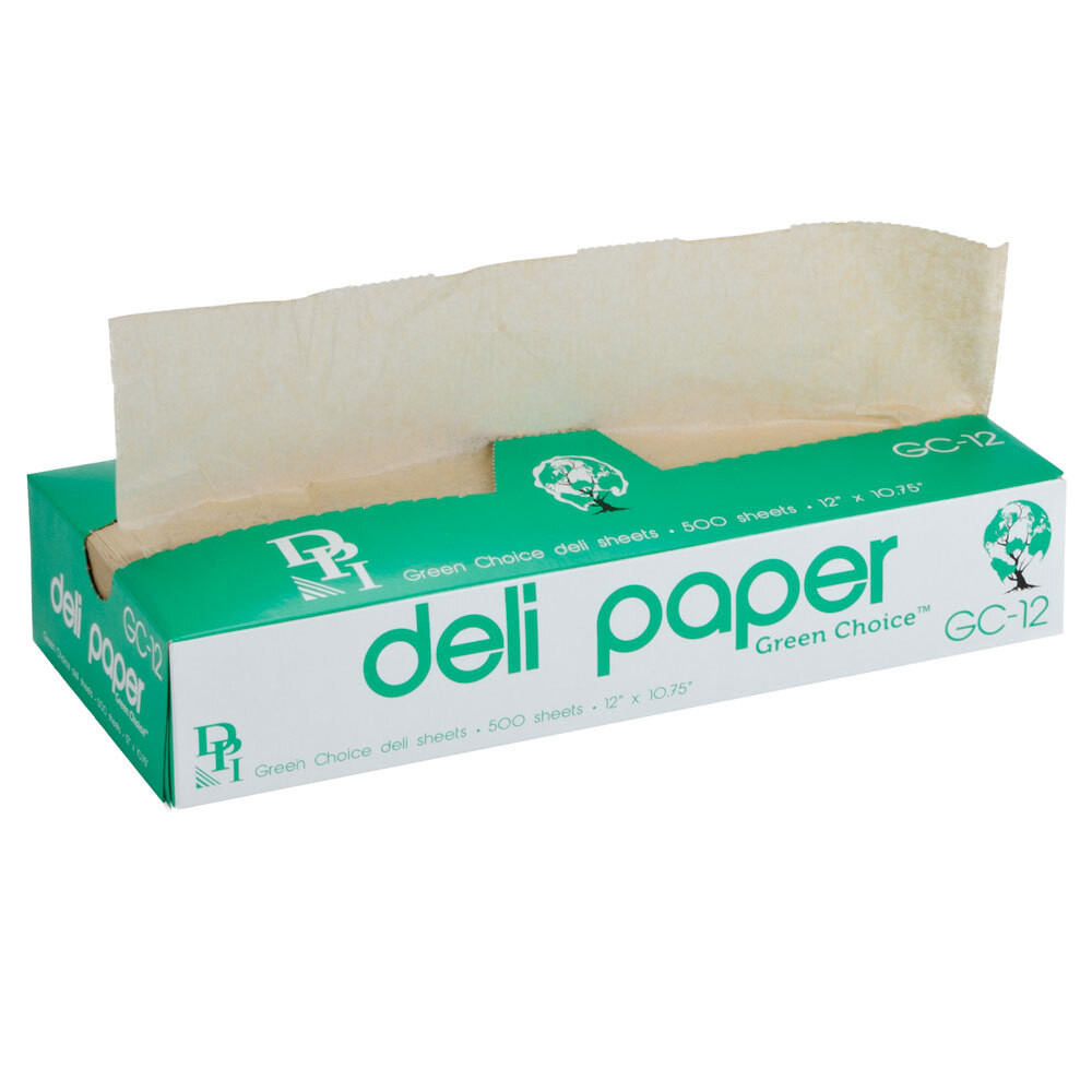 Durable Packaging 12" x 10 3/4" Green Choice Interfolded Kraft ...