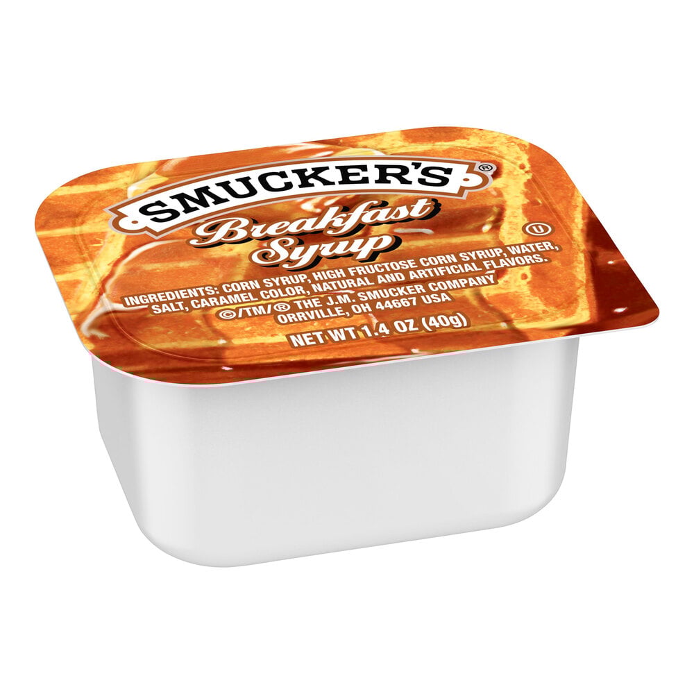 Smucker's Breakfast Syrup Cups (100/Case): WebstaurantStore
