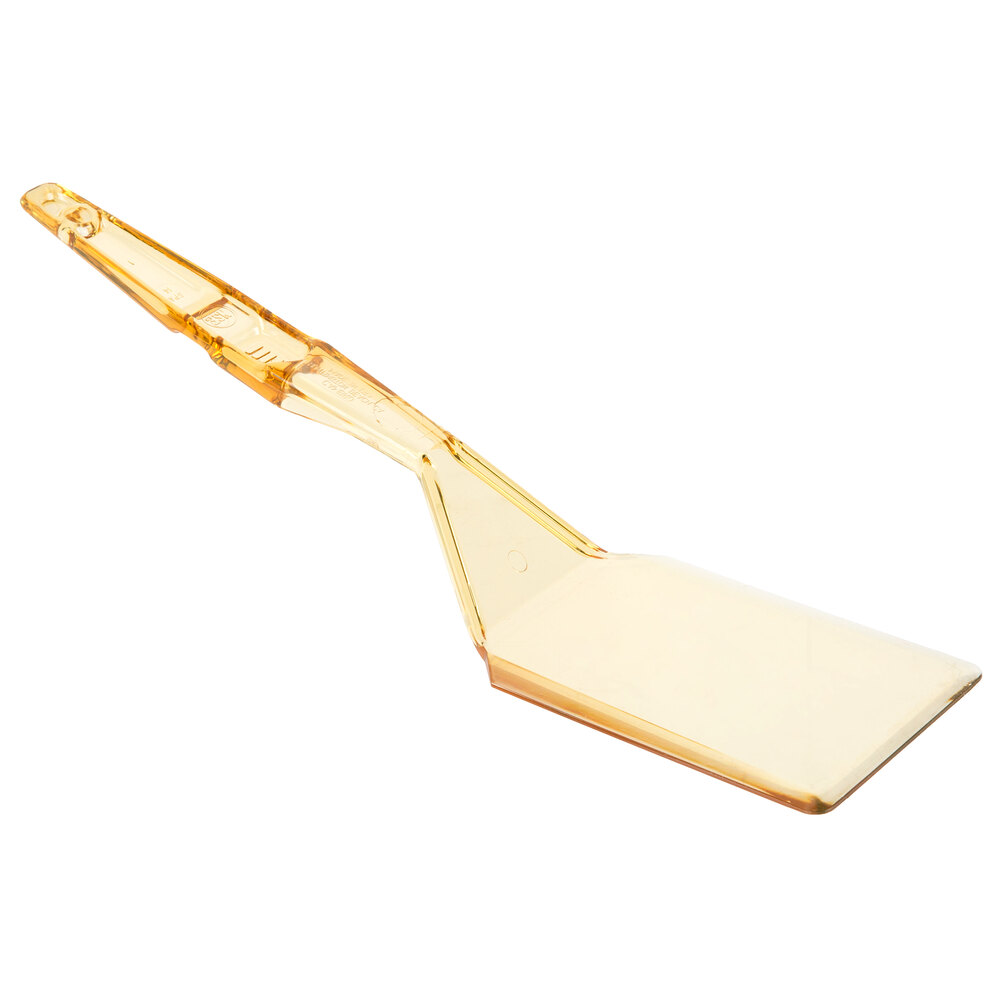 Cambro SPA14 14" Amber High Heat Solid Turner / Spatula