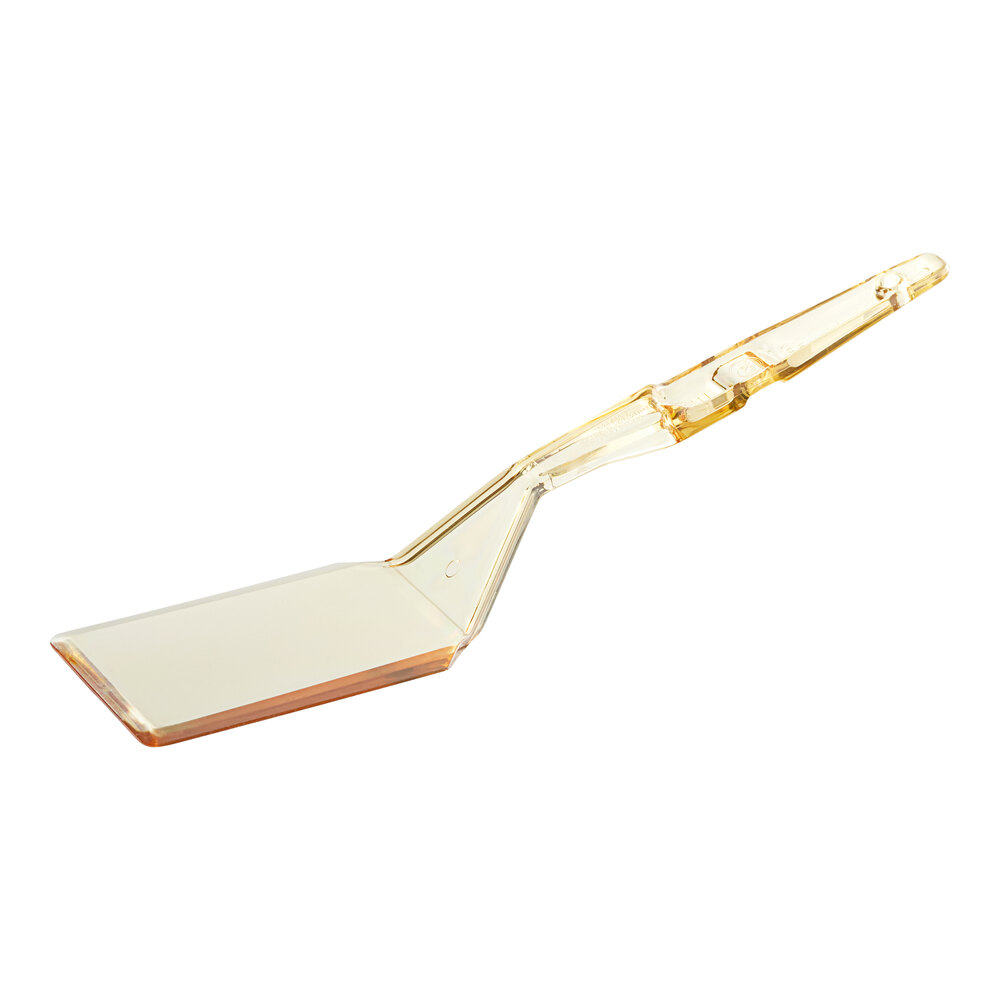 Cambro SPA14 14" Amber High Heat Solid Turner / Spatula
