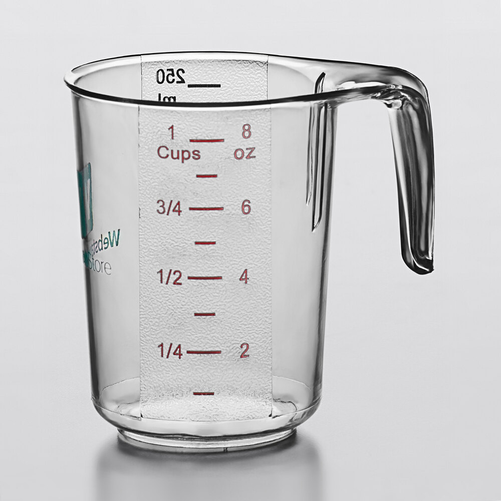 1 Cup Measuring Cup Plastic WebstaurantStore