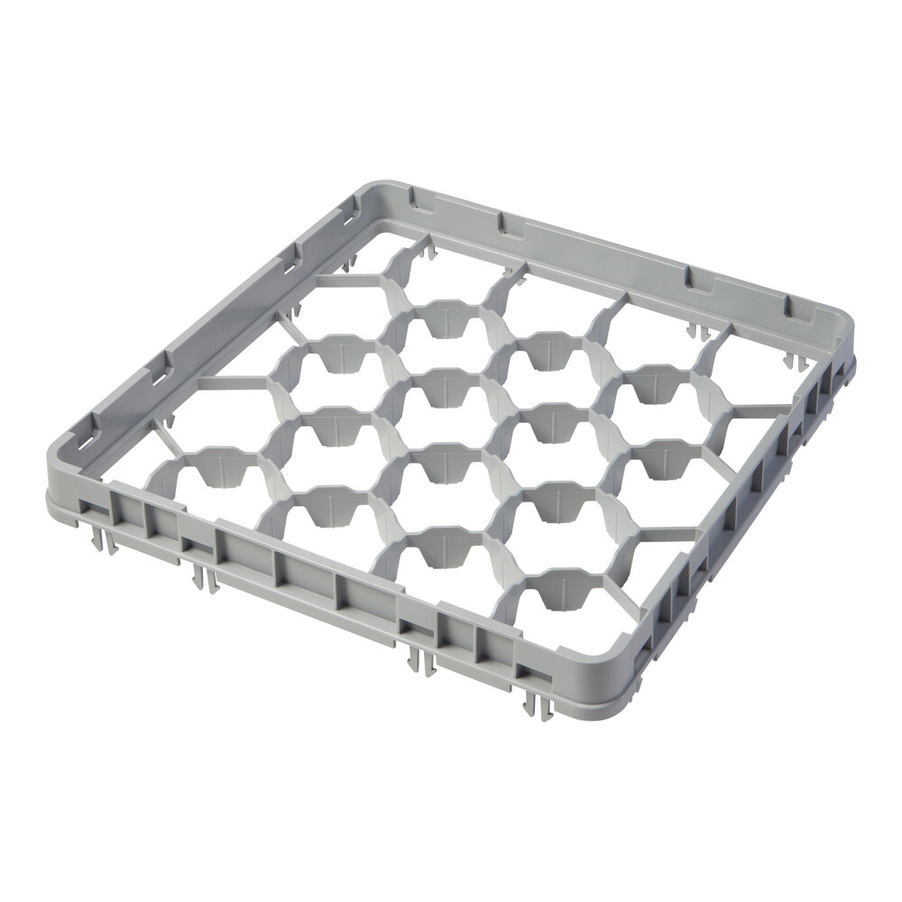 Cambro 20GE2151 20 Compartment Soft Gray Half Drop Full Size Glass Rack ...