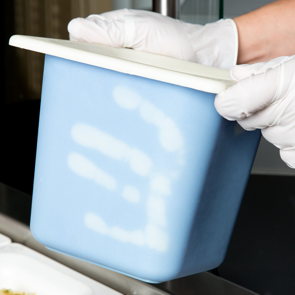 Carlisle CM1104C1402 Coldmaster CoolCheck 1/6 Size White Cold ABS ...