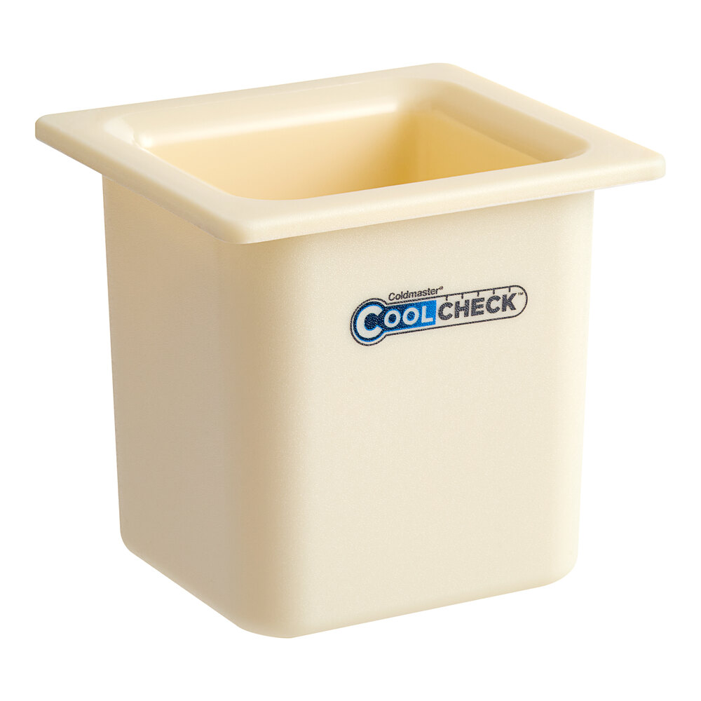 Carlisle CM1105C1402 Coldmaster CoolCheck 1/6 Size White High Capacity ...