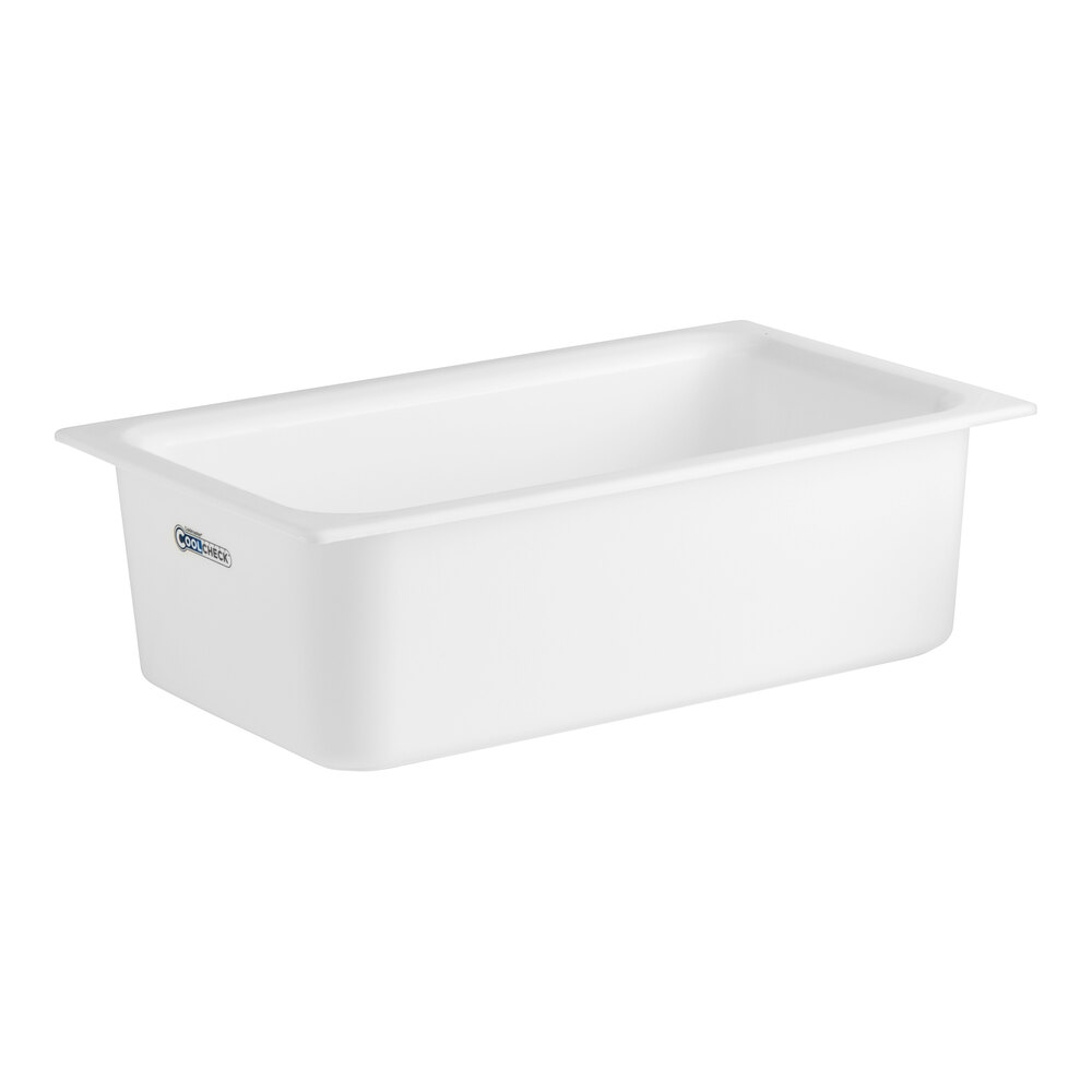 Carlisle CM1100C1402 Coldmaster CoolCheck Full Size White Cold ABS ...