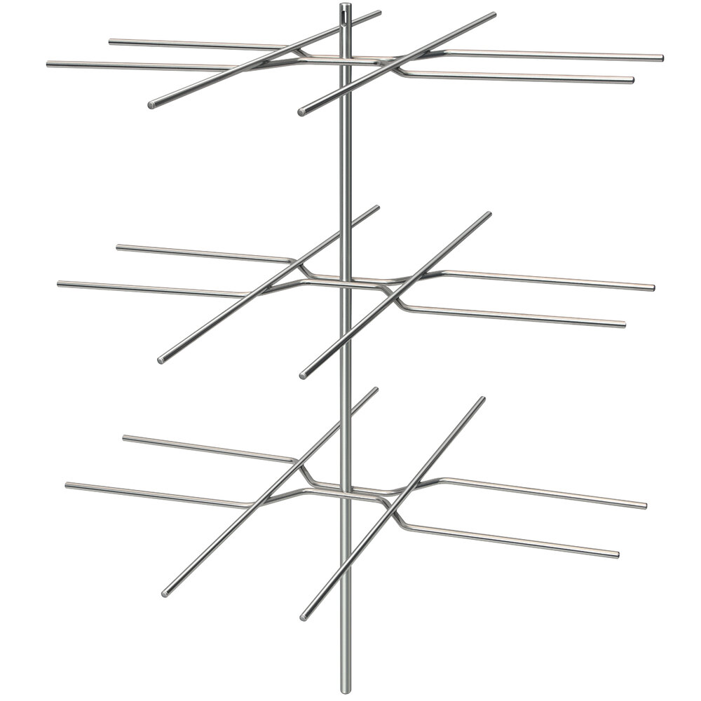 Hatco FSDT3TPT 3-Tier Pretzel Tree Display Rack for FSDT Holding and ...