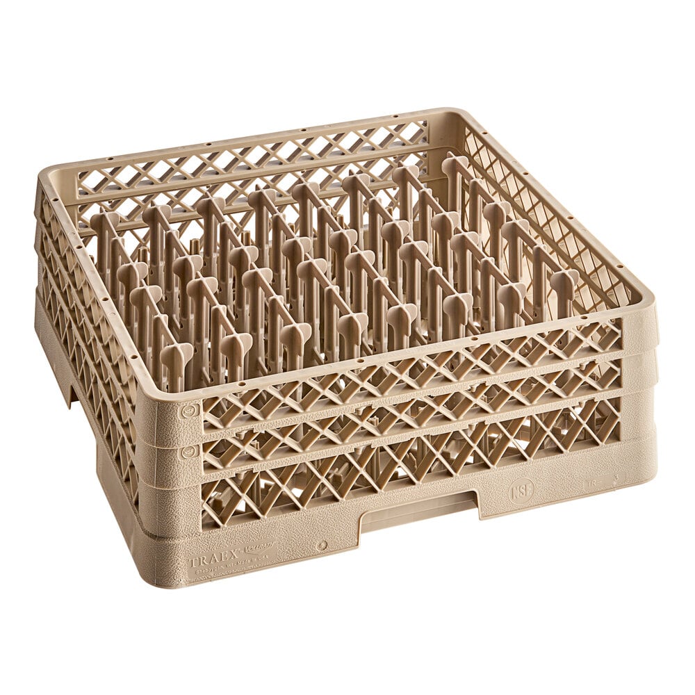 Vollrath TR3AAP16 Traex® Beige Full Size Extended Peg Rack for 18 1/16 ...