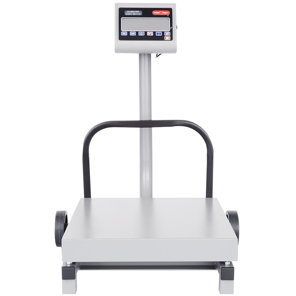 Tor Rey FS-500/1000 1000 lb. Digital Receiving Scale with Tower Display ...