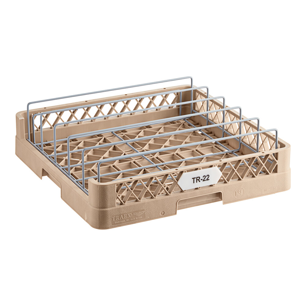 Vollrath TR22 Traex® Full-Size Beige Open End Steam Table Pan Rack