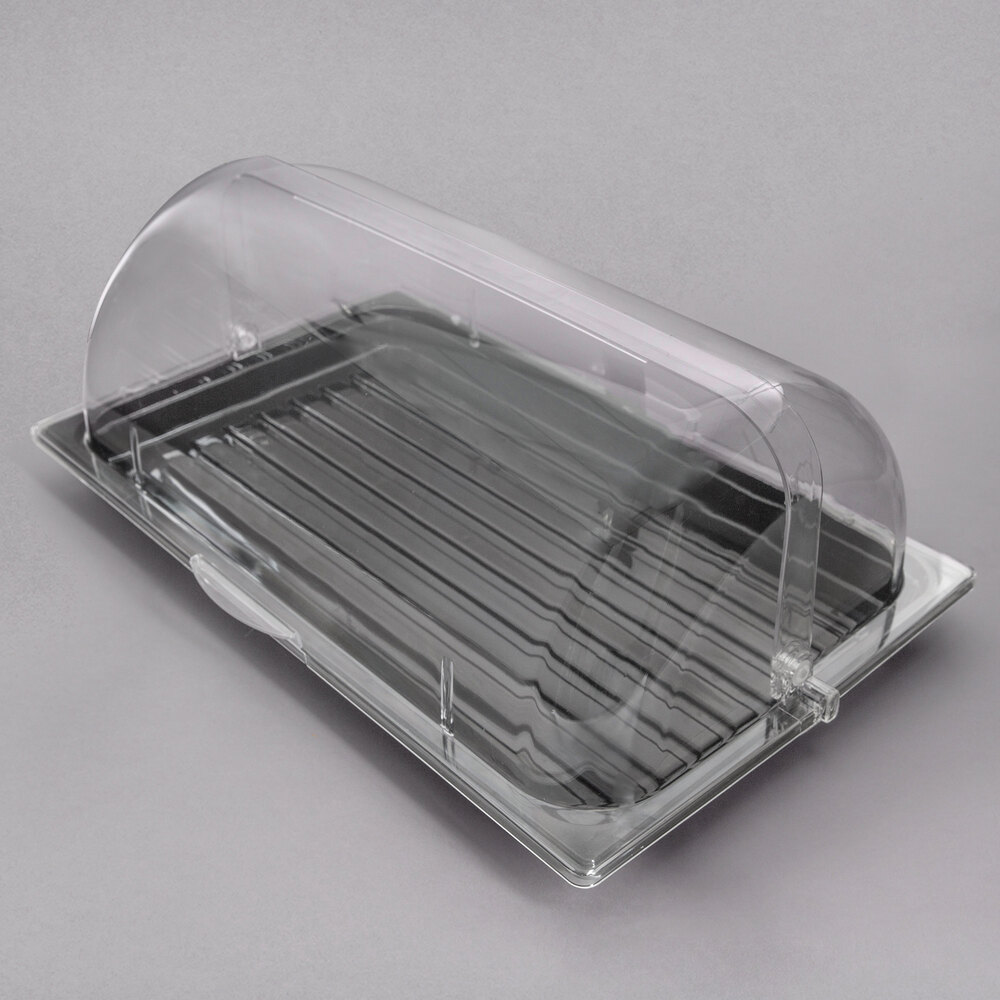 Sample and Display Tray Kit with Black Polycarbonate Tray and Roll Top ...