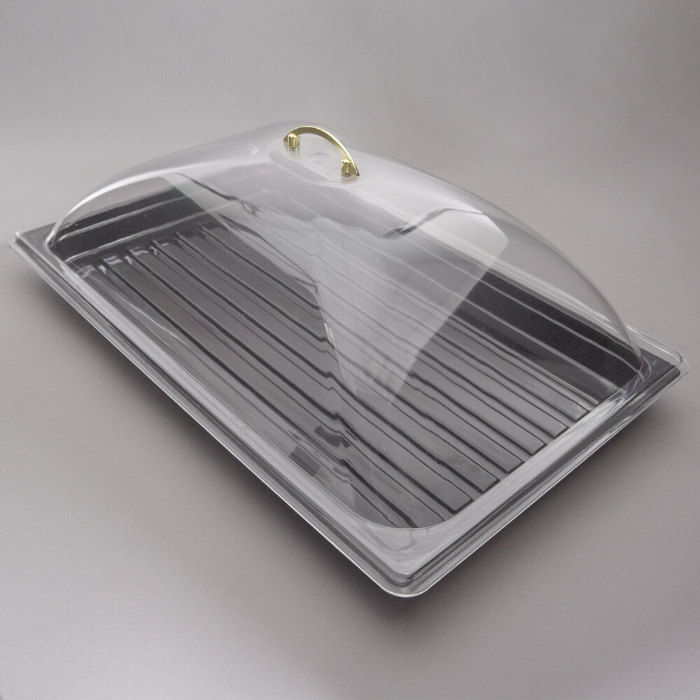 Cambro Sample and Display Tray Kit with Black Polycarbonate Tray and ...