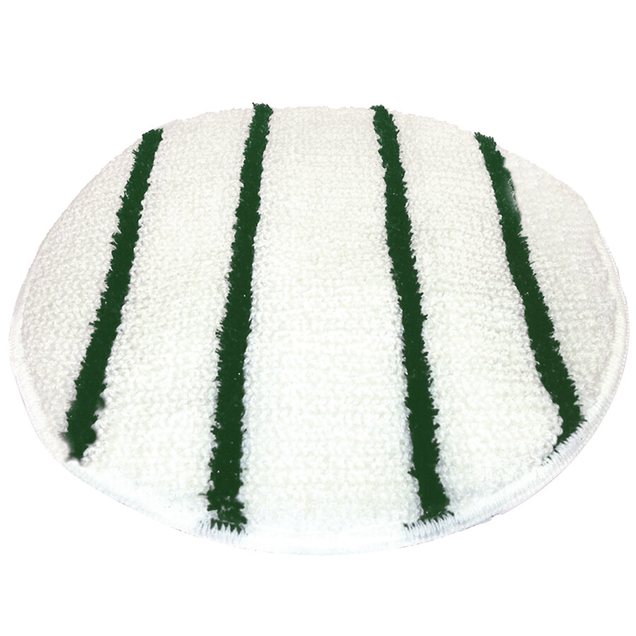 Scrubble by ACS 202-21 21" Carpet Bonnet with Green Scrubber Strips - 2 ...