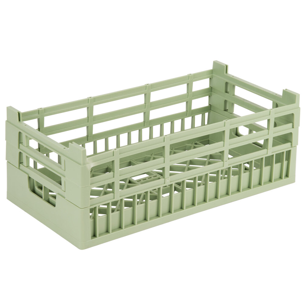 Vollrath 52802 Signature Half-Size Light Green 7 1/8" Tall Open Rack